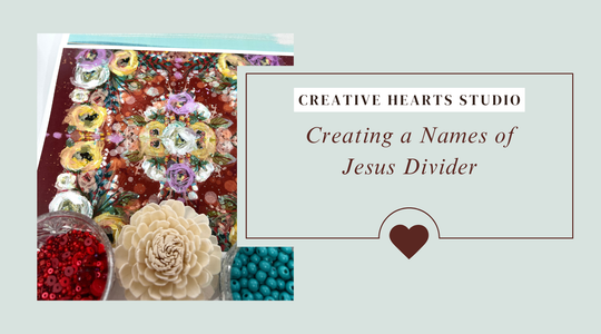 How I Created a Names of Jesus Divider Using Sticker Paper & Art Print ...
