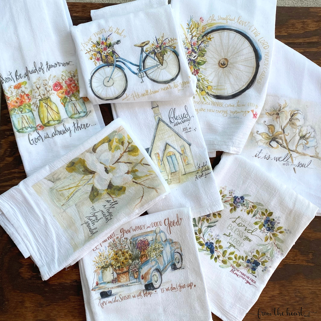 3 Ways to Use Our Refreshing Flour Sack Towels – Pam Coxwell Designs