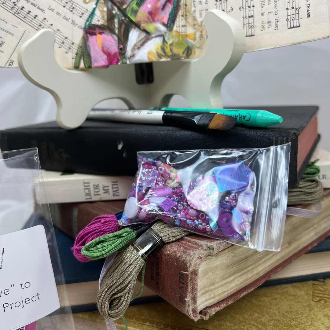 Workshop: Floral Hymnal Cross – Pam Coxwell Designs