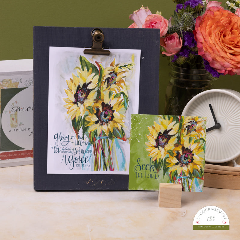Monthly Encouragement Club – Pam Coxwell Designs