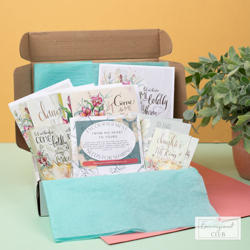 Monthly Encouragement Club – Pam Coxwell Designs