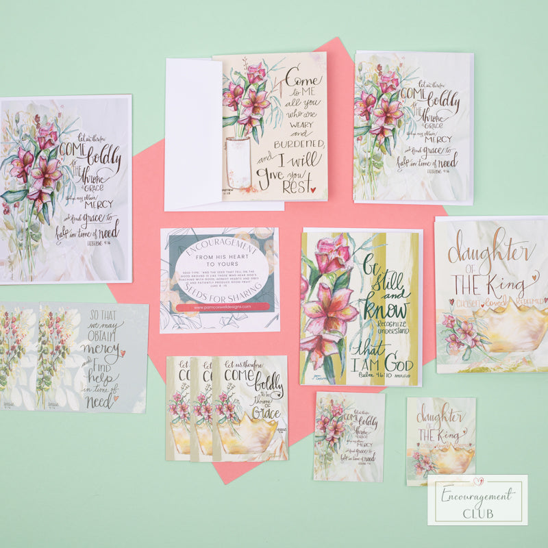 Monthly Encouragement Club – Pam Coxwell Designs