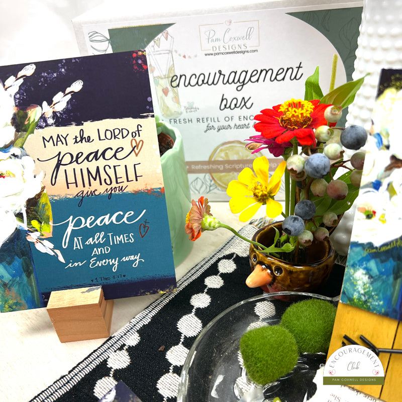 Monthly Encouragement Club – Pam Coxwell Designs