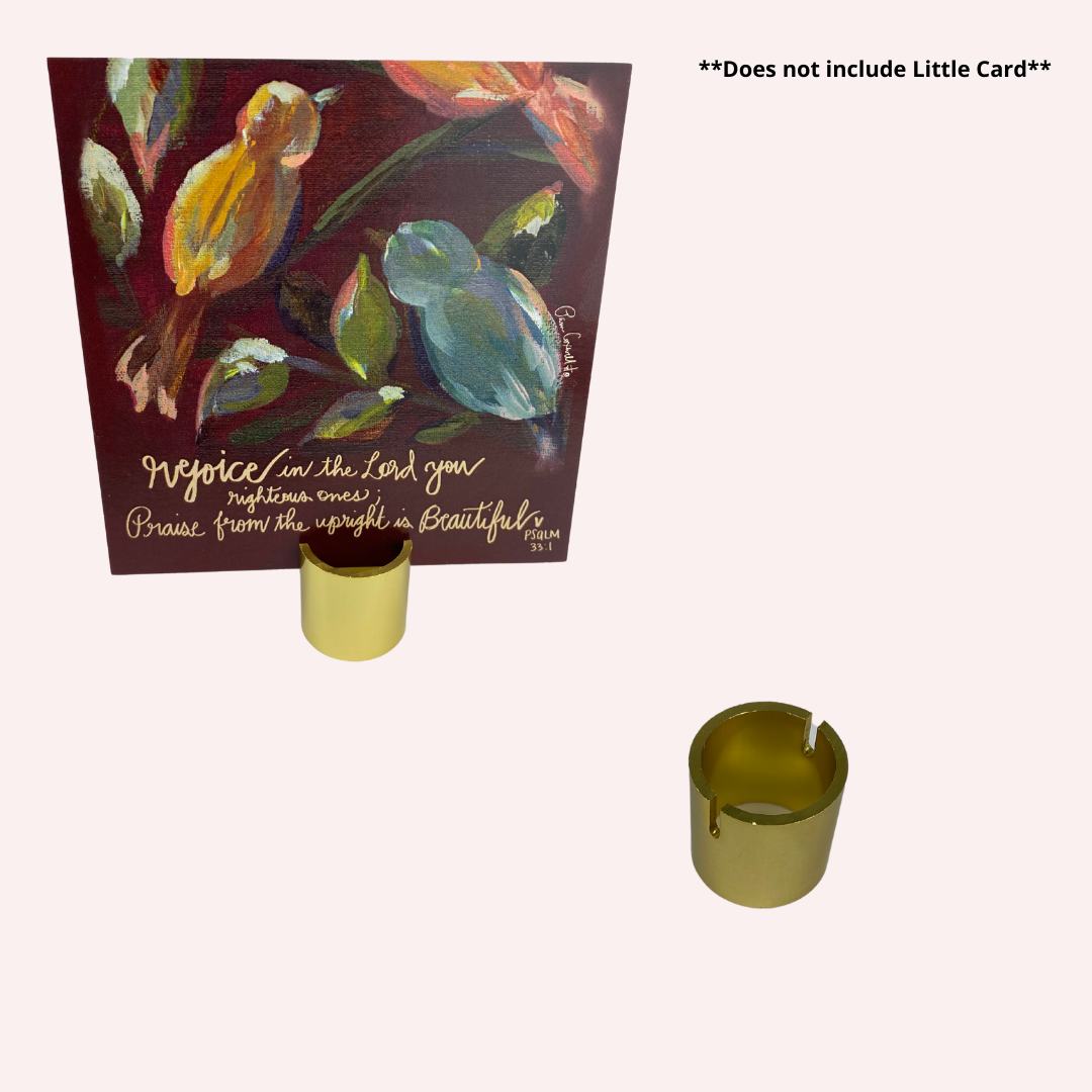 Circular Gold Shareable Stand ~ Holder – Pam Coxwell Designs